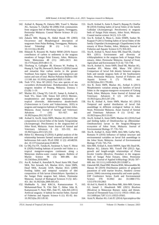 Trends in seagrass research and conservation in Malaysian waters | PDF