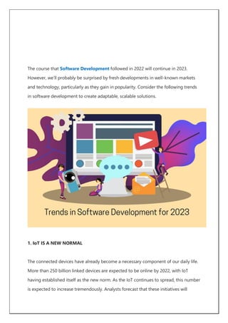 Trends in Software Development for 2023 | PDF