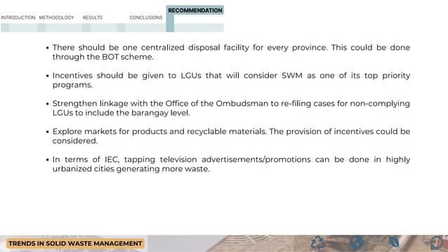 AR 232 - TRENDS IN SOLID WASTE MANAGEMENT | PPT