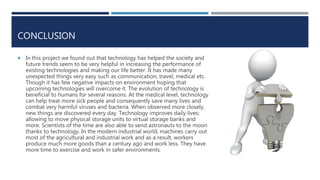 Trends in technology | PPTX | Technology Industry | Industries