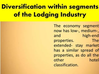 Trends in the lodging industry | PPTX | Hospitality Industry | Industries