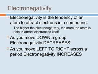 Trends in the periodic table | PPT