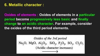 TRENDS IN THE PERIODIC TABLE powerpoing presentations | PPTX