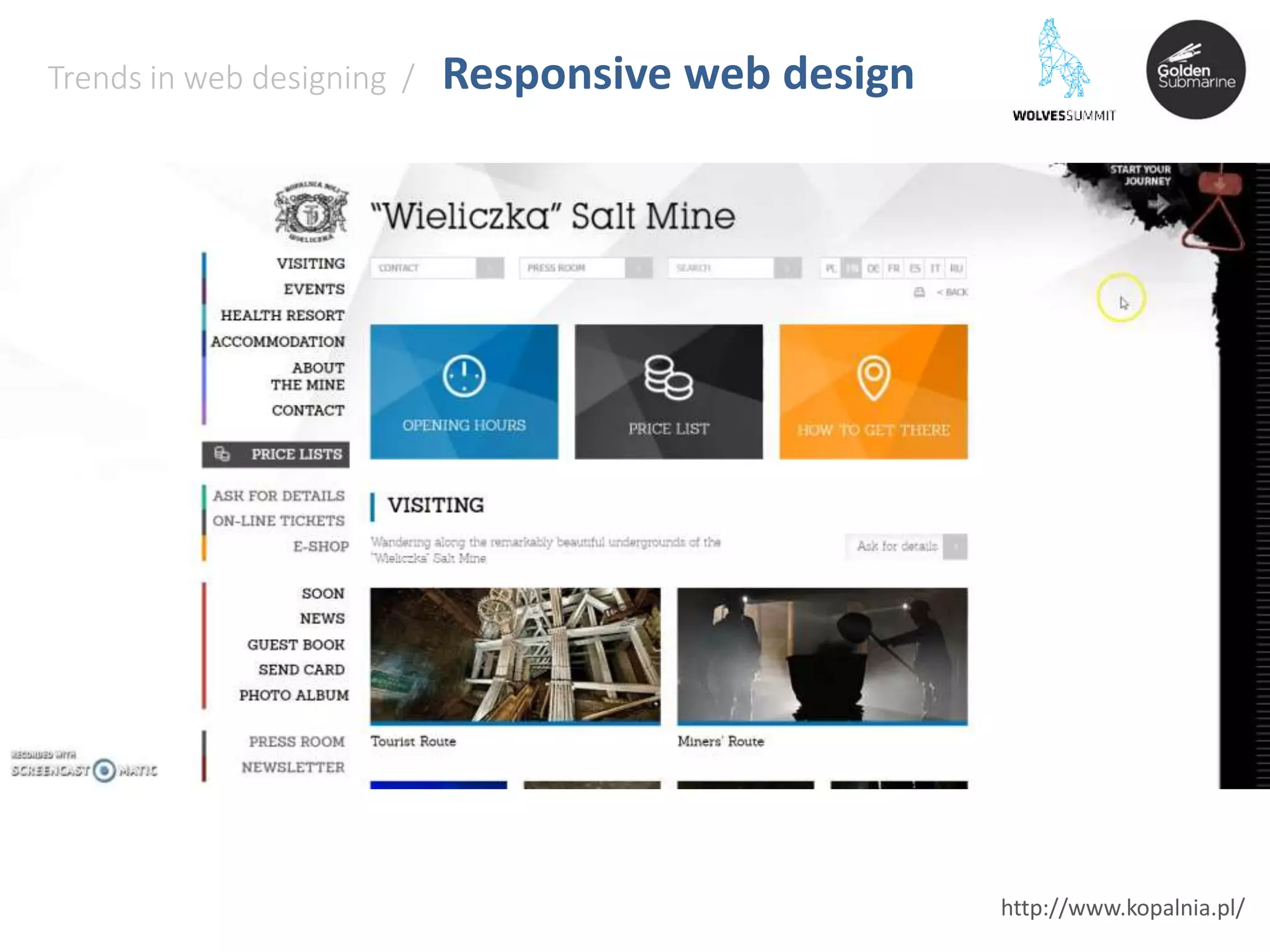 Trends in web designing. Not only about how to create but also how to sell beautiful, modern and ...