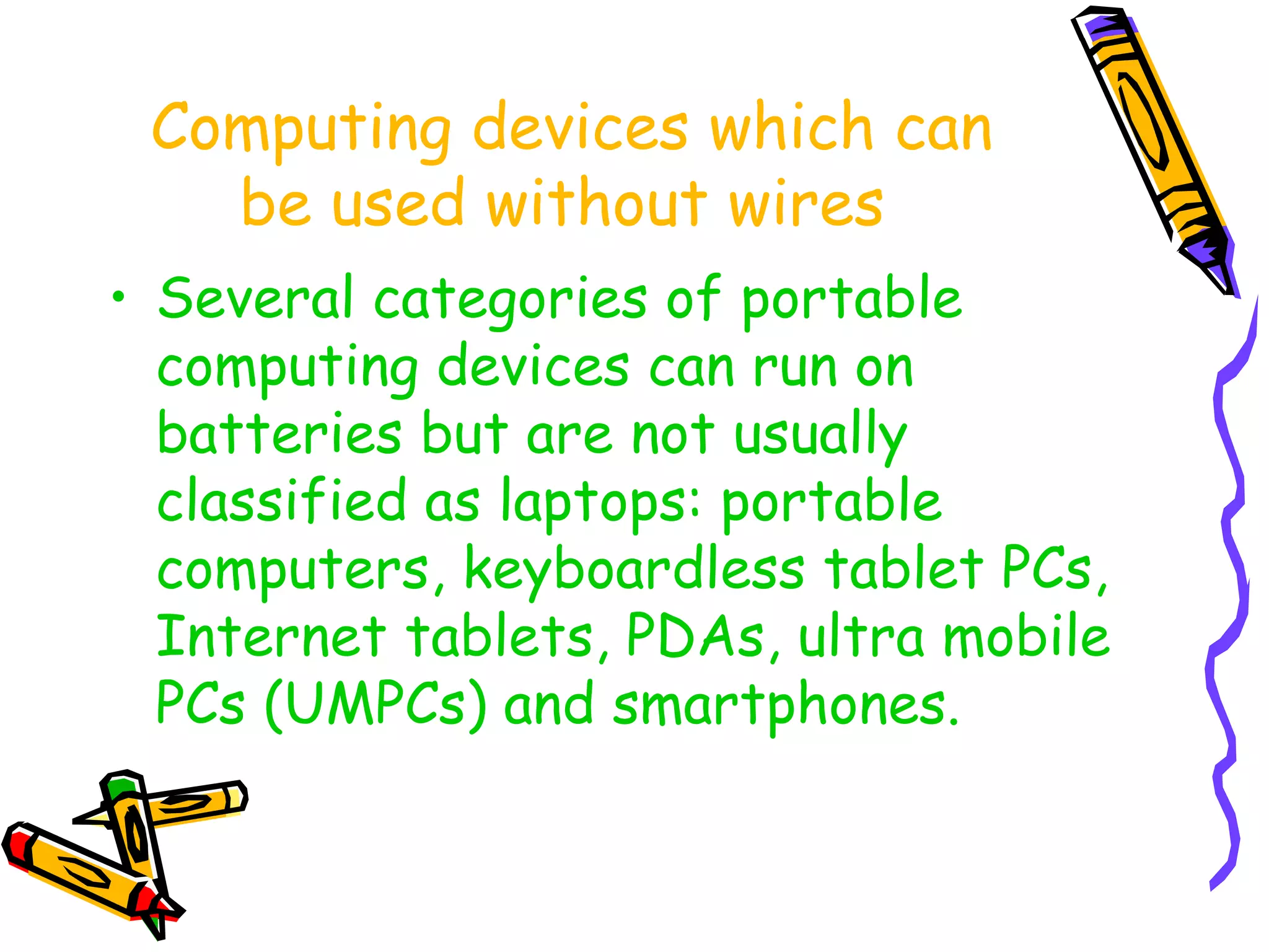Trends in wireless computing | PPT