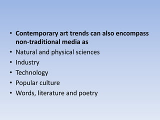 Trends of contemporary _ arts_ course _ structure _2_ | PPT