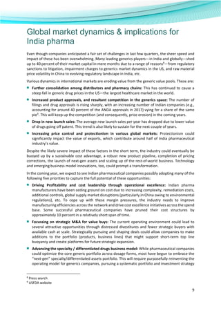 Trends & Opportunities for Indian Pharma | PDF