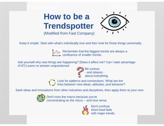 Trendspotting - How to Outmaneuver Your Competition | PDF