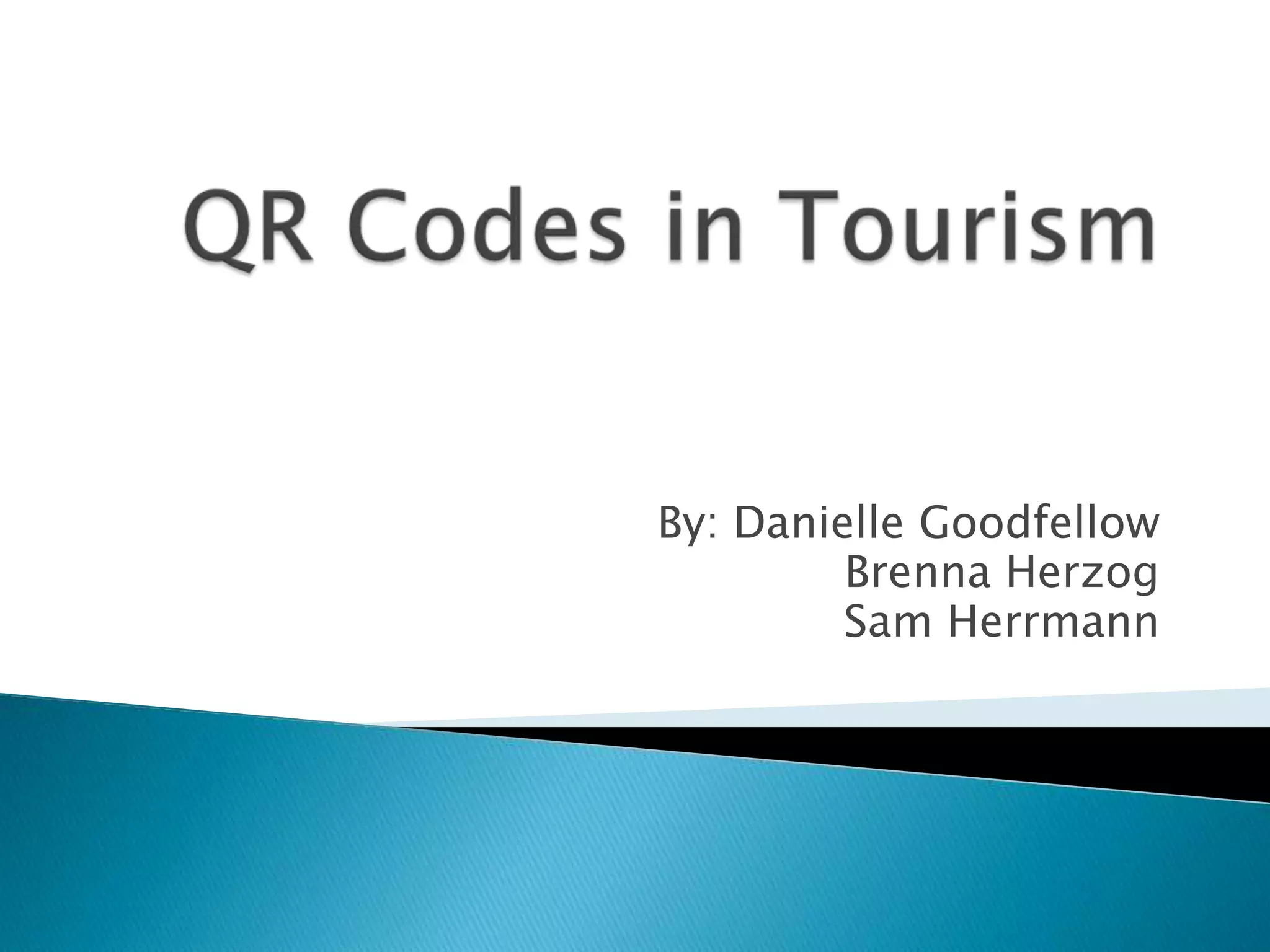 QR Codes in Tourism | PPTX