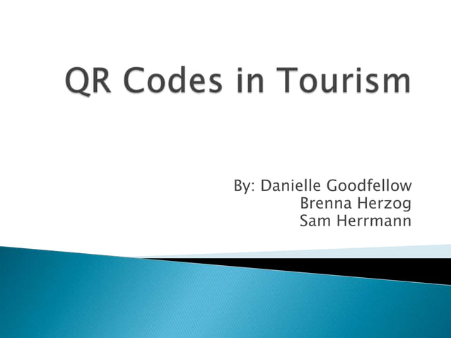 QR Codes in Tourism | PPTX