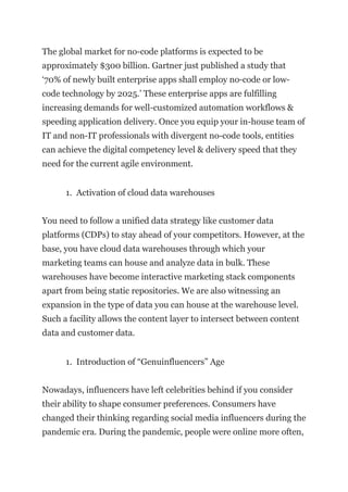 Trends Shaping MarTech Strategy in 2023 | PDF | Business I.T. | Business