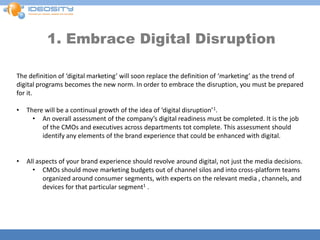 Trends to Watch for the CMO | PPT