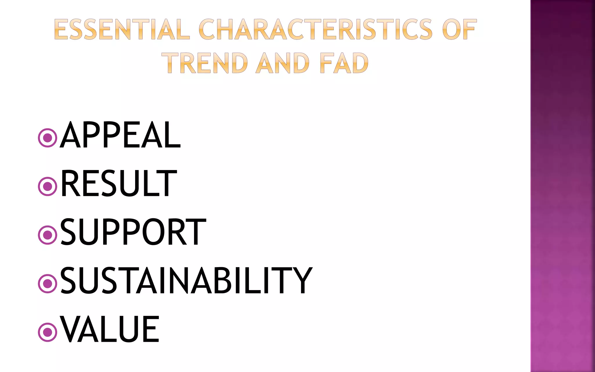 Trends vs. Fads | PPTX
