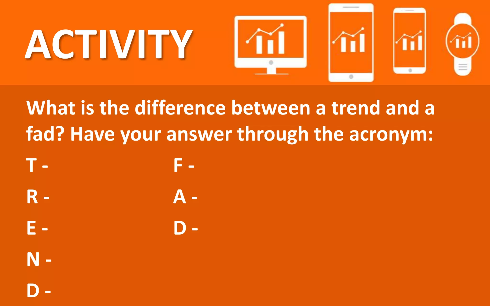Trends vs. Fads | PPTX