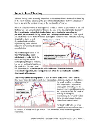 Trend trading | PDF