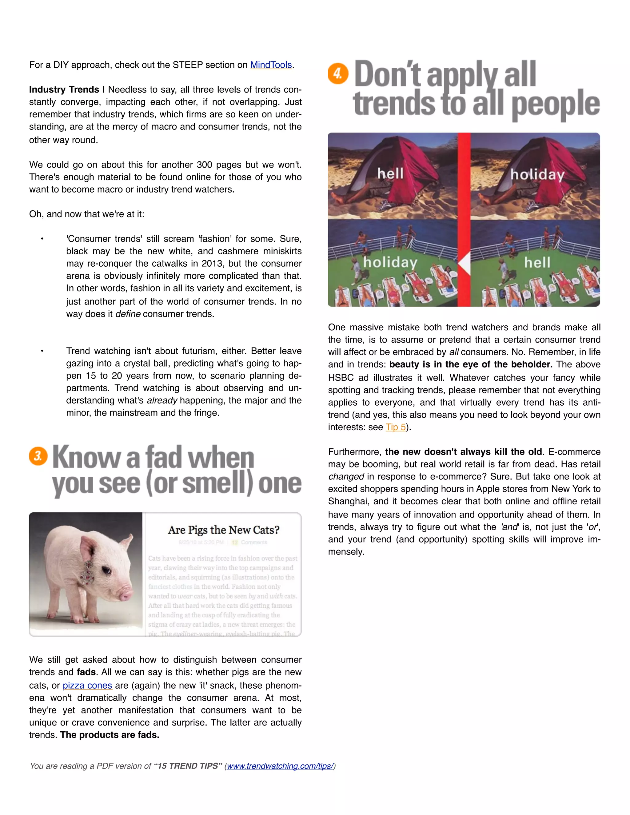 Trend-watching tips. | PDF