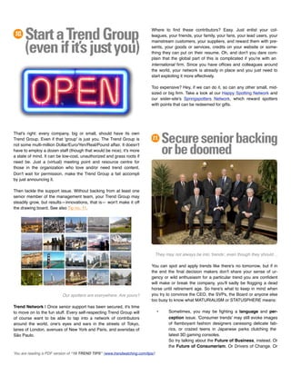 Trend-watching tips. | PDF