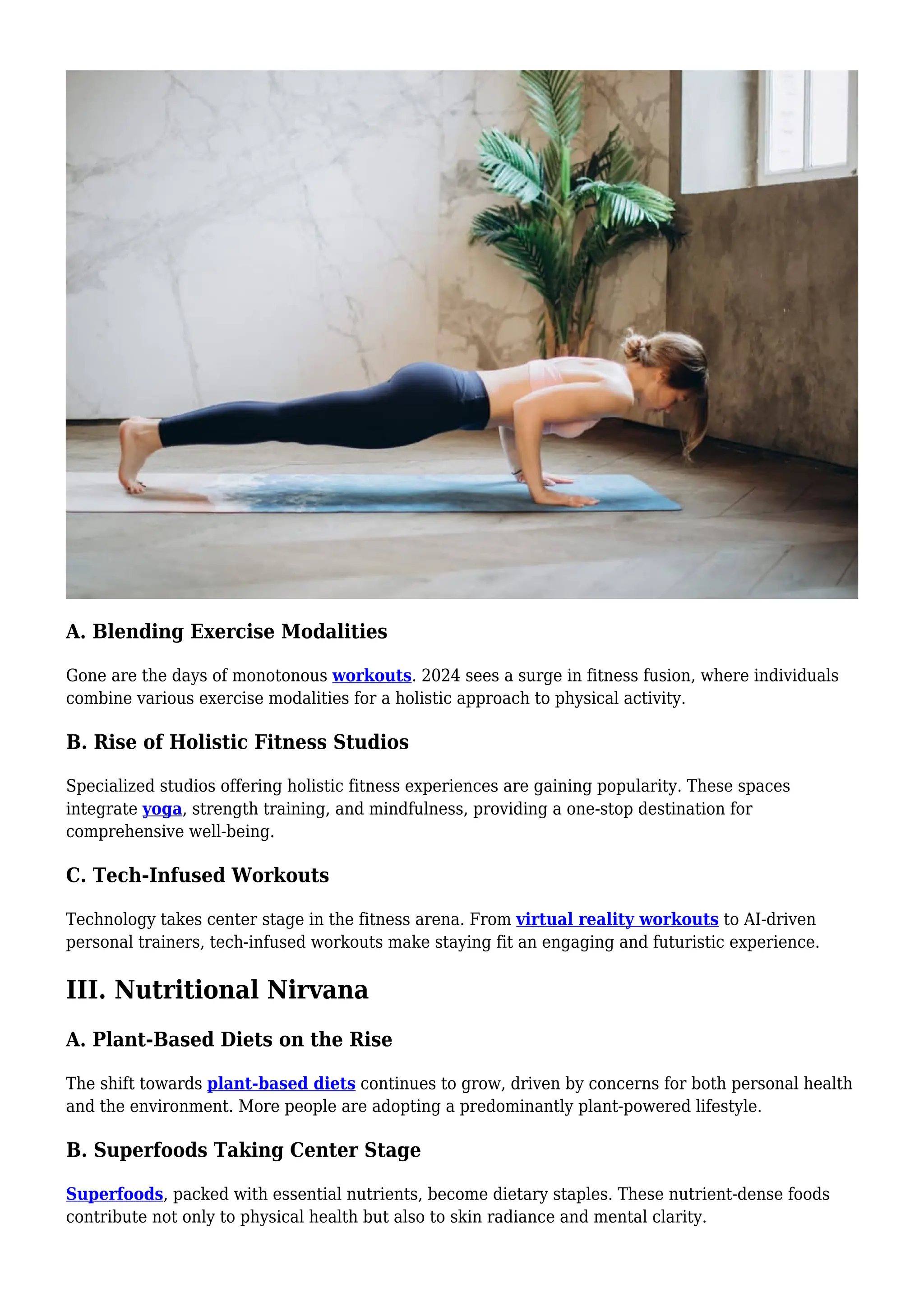 Trendy Healthy Lifestyle in 2024: Embracing the Future of Wellness | PDF