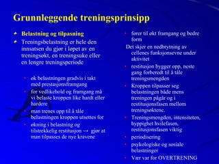 Treningsplanlegging vg2 | PPT