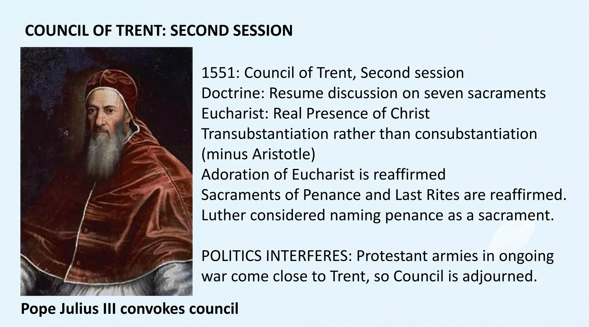 Council of Trent, The Reform Council Foreshadowing Vatican II | PDF