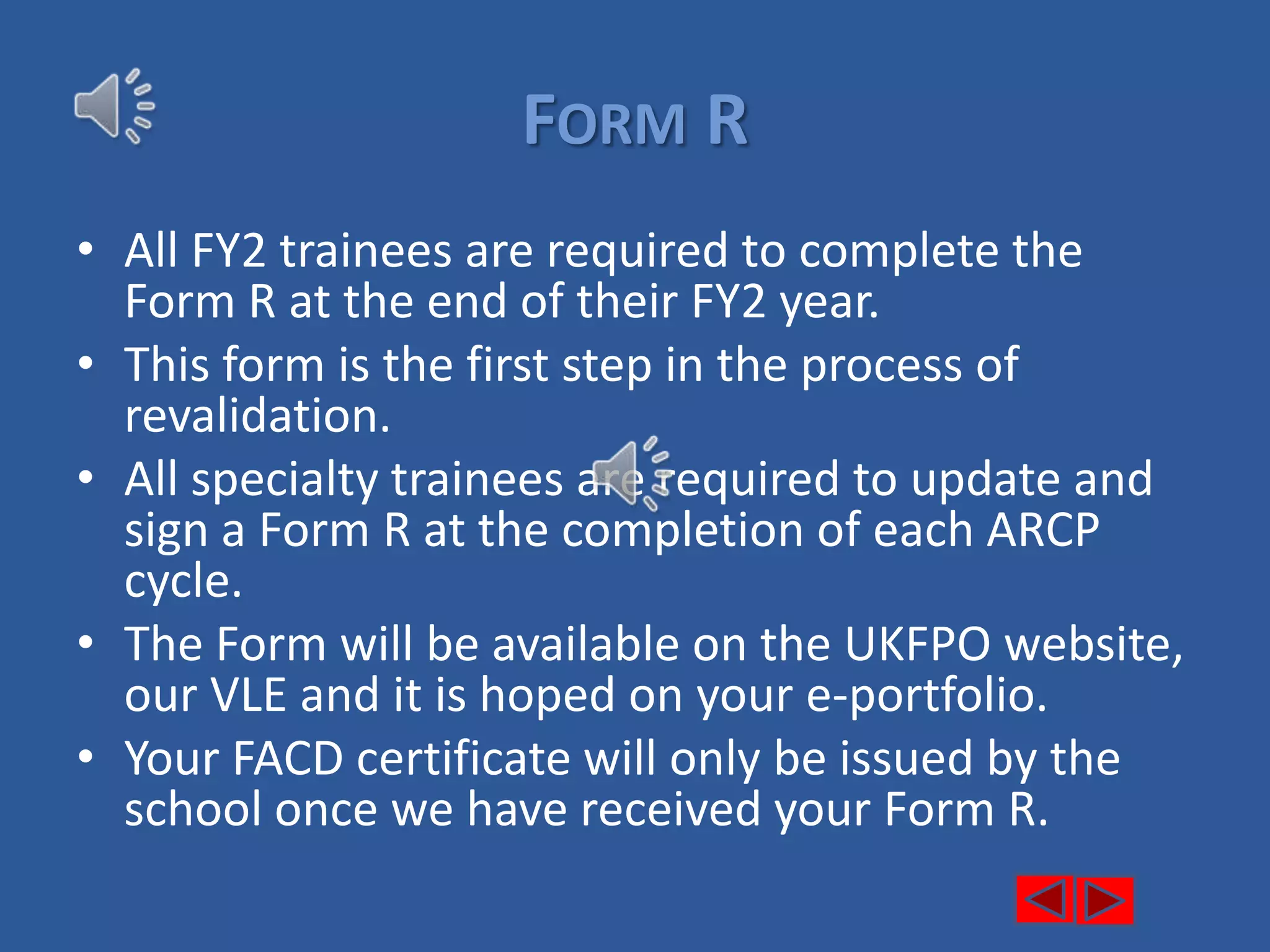 TRENT ARCP Presentation | PPSX