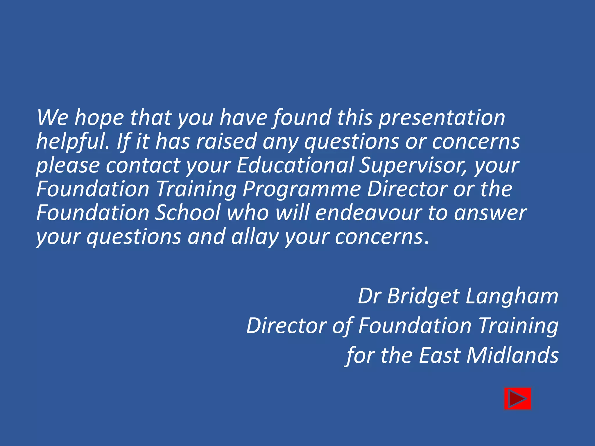 TRENT ARCP Presentation | PPT