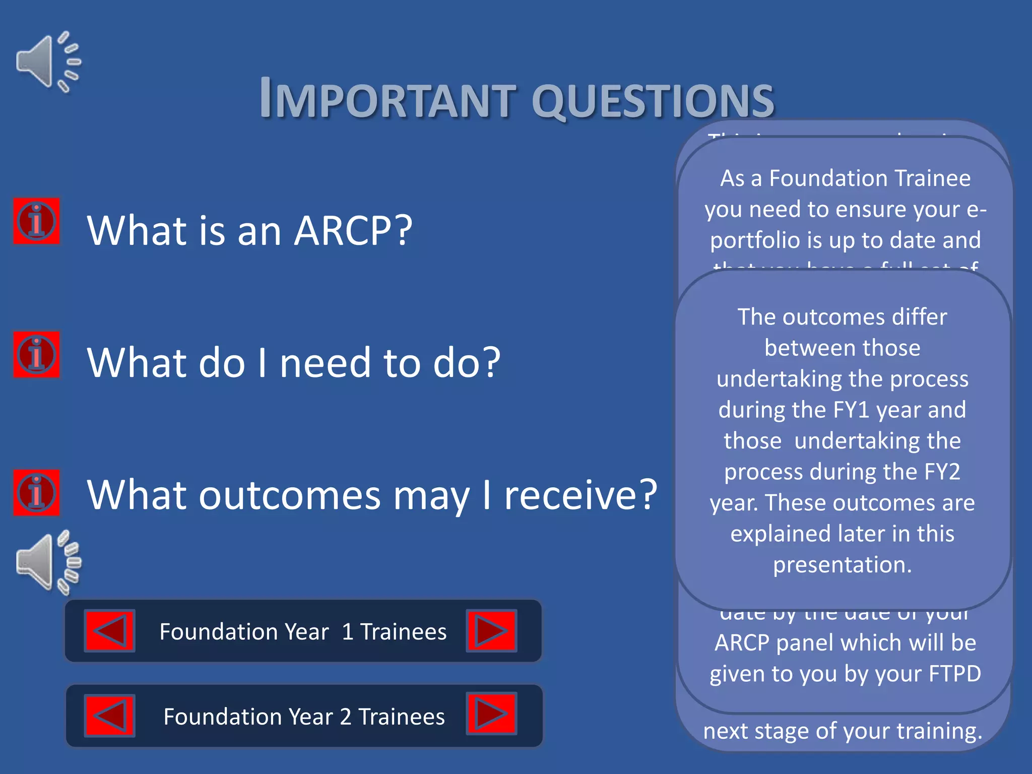 TRENT ARCP Presentation | PPT