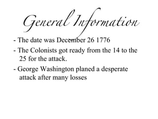 The Battles of Trenton and Princeton | PPT