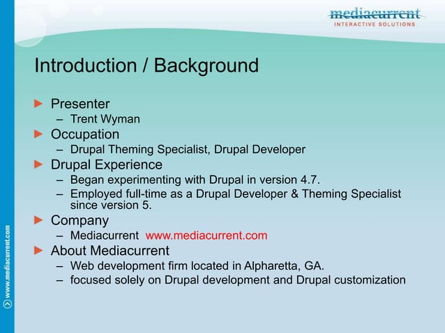 Theming Drupal Menus | PPT