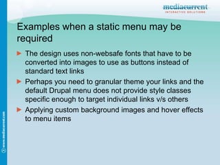 Theming Drupal Menus | PPT