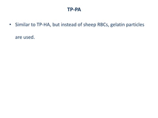 Treponemal Tests for Syphilis | PPTX