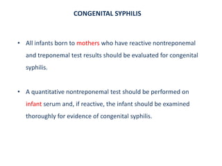 Treponemal Tests for Syphilis | PPTX