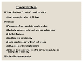 Treponema pallidum and syphilis | PPT