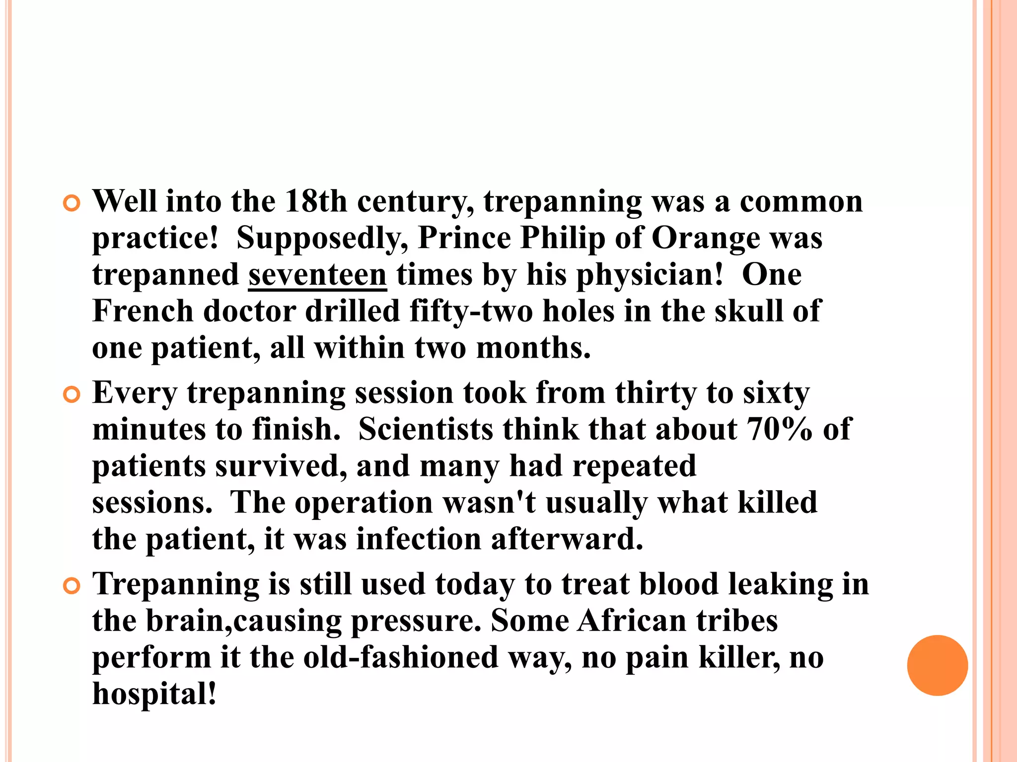 Treppanned skull | PPTX