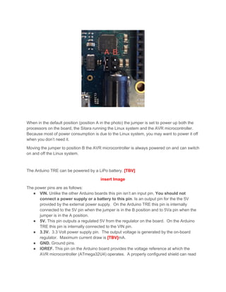 Arduino Tre reference | PDF