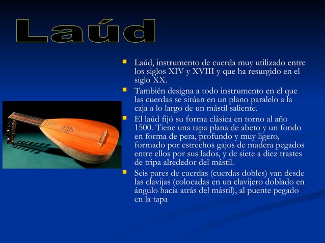 Tres instrumentos | PPT