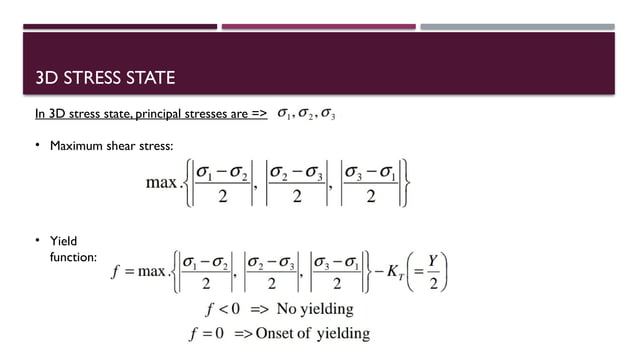 Tresca Model for Geotechnical Engineering | PPT