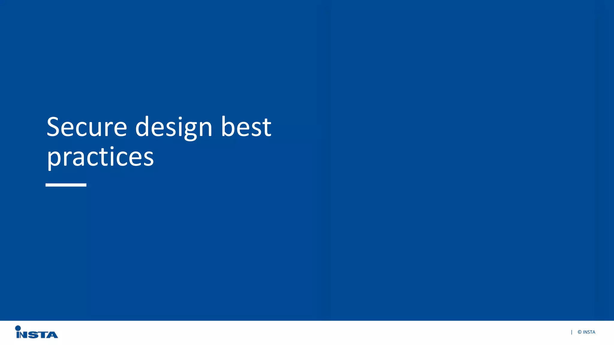 Secure Design Best Practices And Design Patterns Pdf Operating