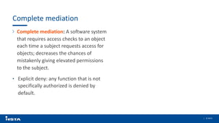 Secure design best practices and design patterns | PPT