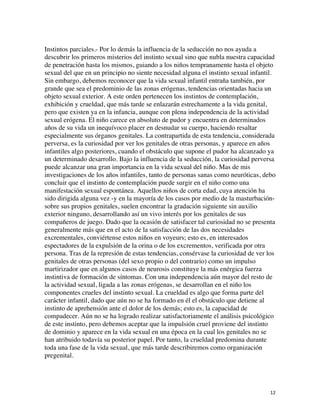 Tres ensayos de teoria sexual 2 la sexualidad infantil | PDF