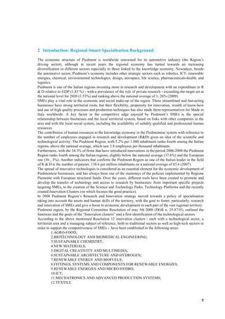 Piedmont Regional Innovation Clusters | PDF