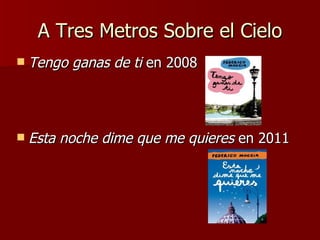 Tres metros sobre el cielo por cecilia serna | PPT
