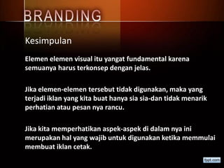 ELEMEN-ELEMEN VISUAL DALAM POSTER IKLAN | PDF