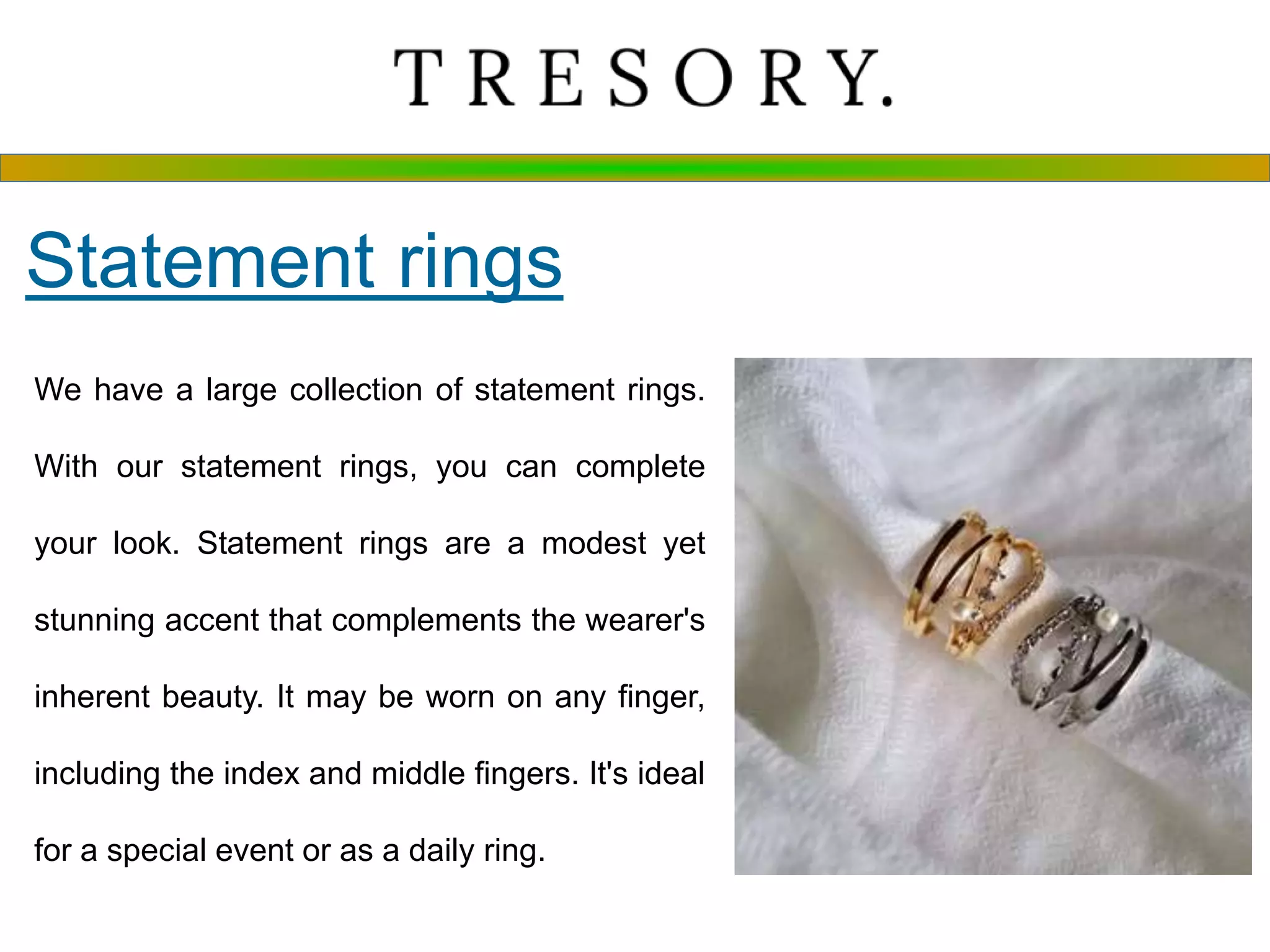 Statement rings | PPT