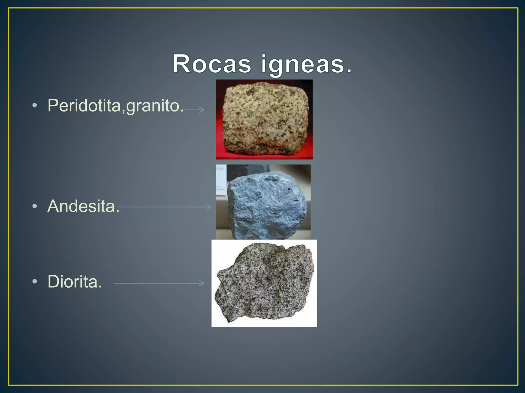 Tres Tipos Principales De Rocas
