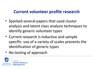 Five directions for volunteer management research | PPT