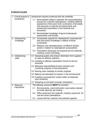 EVENTS MANAGEMENT SERVICES NC III | DOC