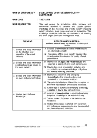 EVENTS MANAGEMENT SERVICES NC III | DOC