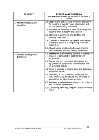 EVENTS MANAGEMENT SERVICES NC III | DOC