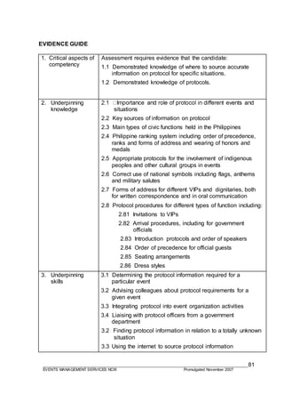 EVENTS MANAGEMENT SERVICES NC III | DOC